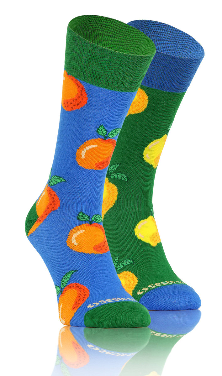 Kolorowe śmieszne SKARPETY FINEST Sesto Senso-39-42 - Sesto Senso | Moda Sklep EMPIK.COM