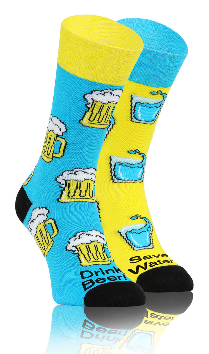 Kolorowe śmieszne SKARPETY FINEST Sesto Senso-43-46 - Sesto Senso | Moda Sklep EMPIK.COM