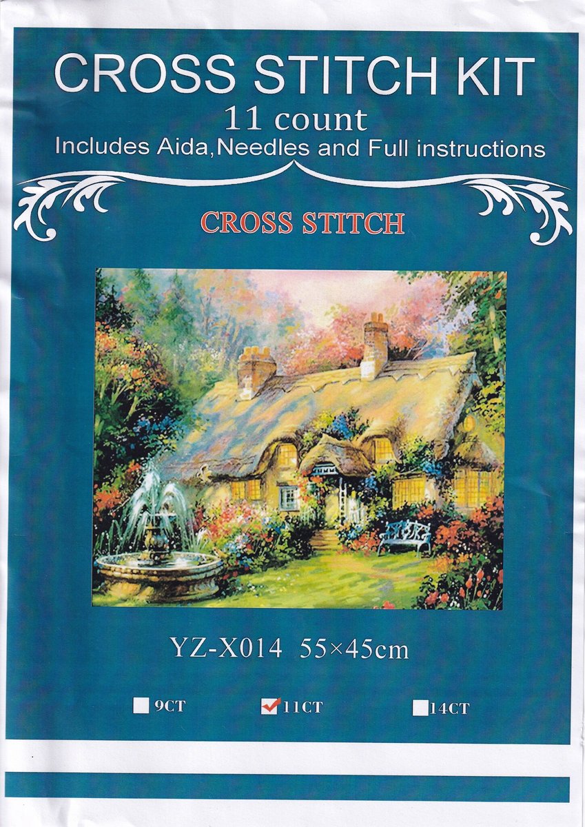 Koltat Diy Haft Krzyżykowy Zestaw Dom Z Fontanną - Inna marka | Sklep EMPIK.COM