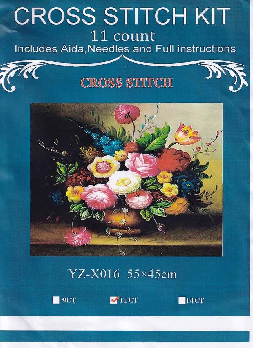 Koltat Diy Haft Krzyżykowy Zestaw Kwiaty X016 - Koltat | Sklep EMPIK.COM