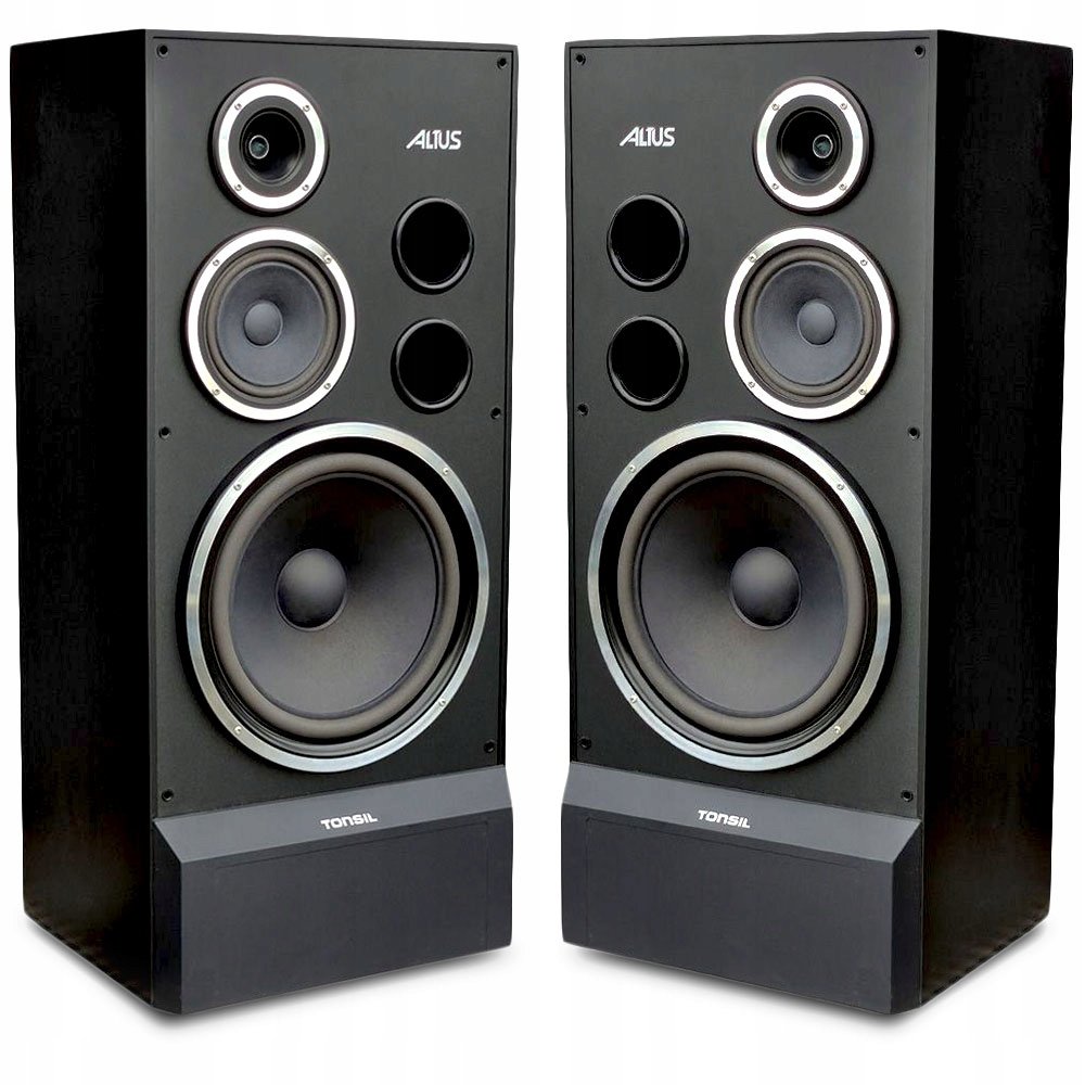KOLUMNY GŁOŚNIKOWE TONSIL ALTUS 300 HIFI PODŁOGOWE 150W 8 Om Hz PARA ...