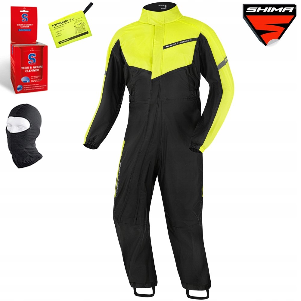 Kombinezon Motocyklowy | Shima Hydrodry 2.0 | Wodoodporny Fluo M ...