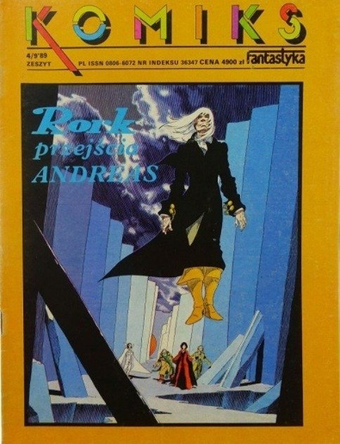Komiks Fantastyka Nr 4 / 89 Rork przejścia Andreas - Opracowanie ...