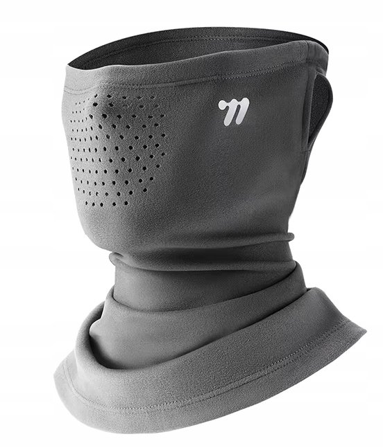 KOMIN NA SZYJĘ NA ROWER DO BIEGANIA NA NARTY SZARY POLAR - West Biking ...