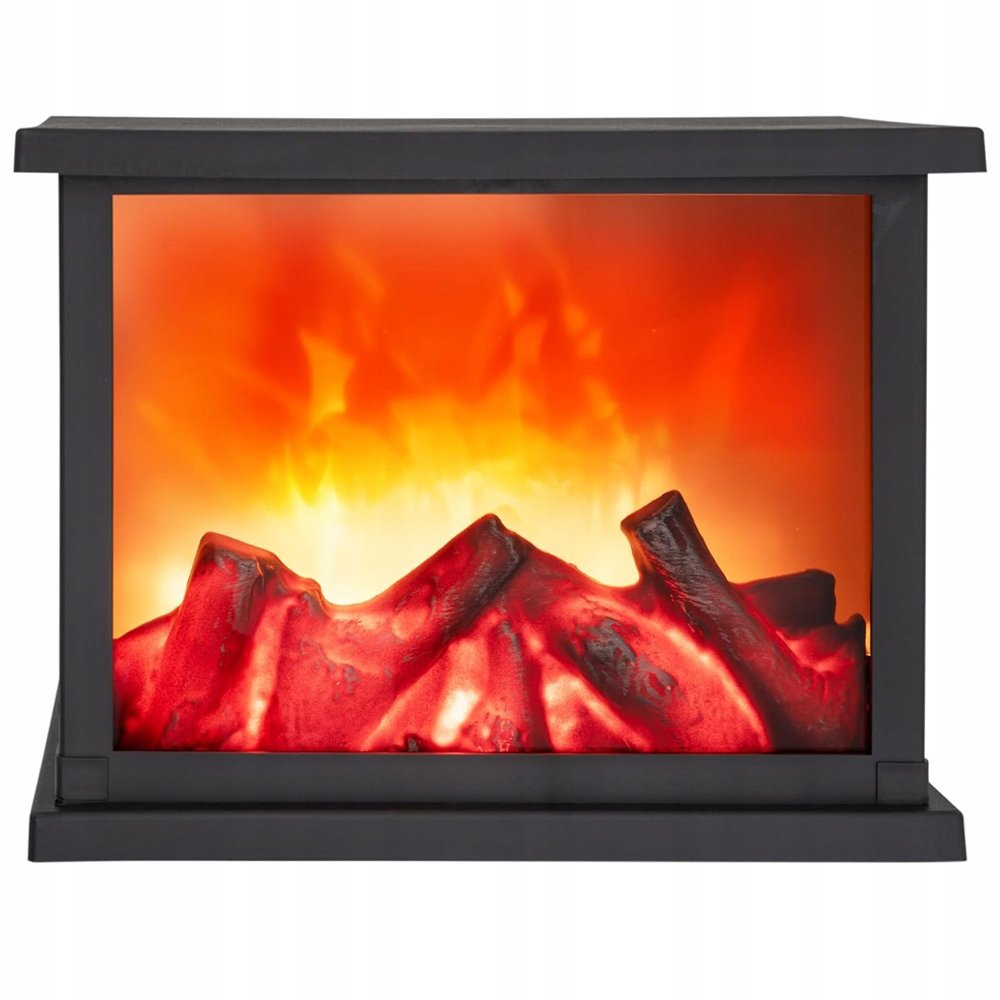 Kominek LED Lampion z Ruchomym Płomieniem – Imitacja Ognia, Dekoracja ...