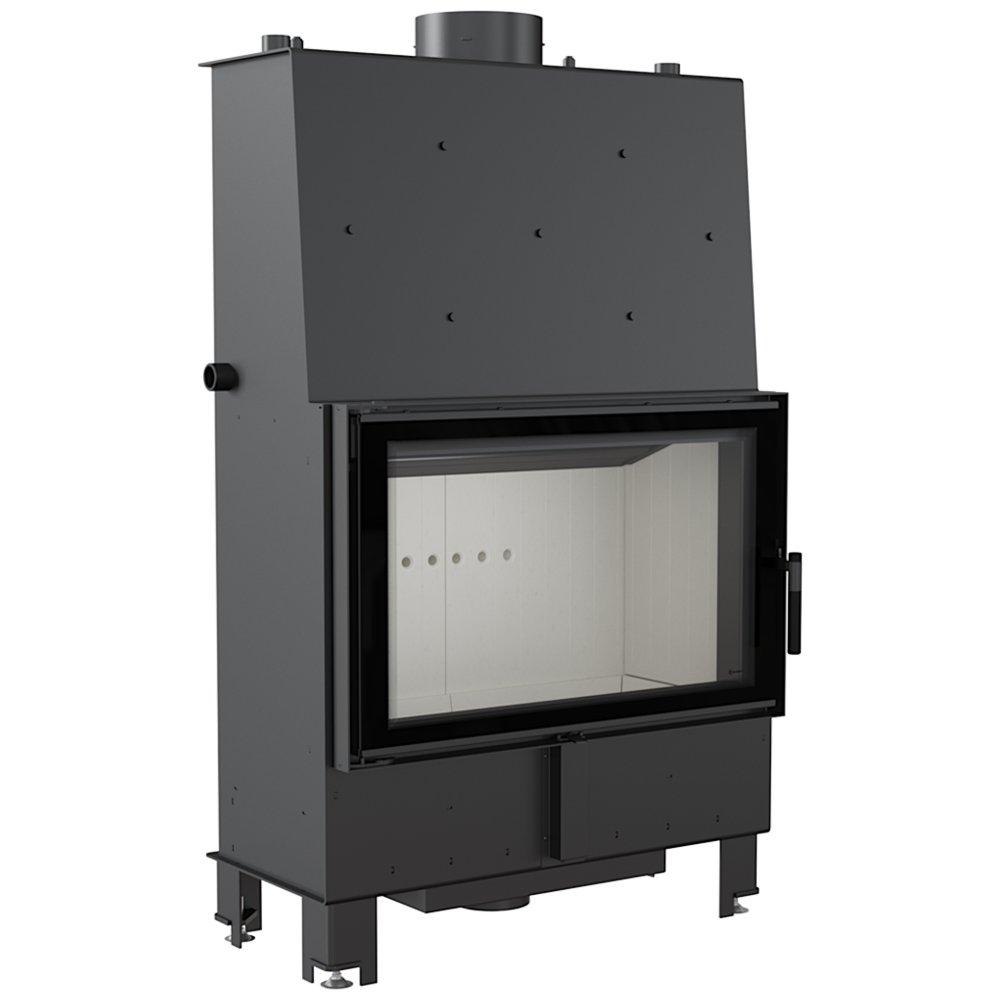 Kominek z płasczem LUCY 16 kW 200 podwójna szyba - Kratki | Sklep EMPIK.COM