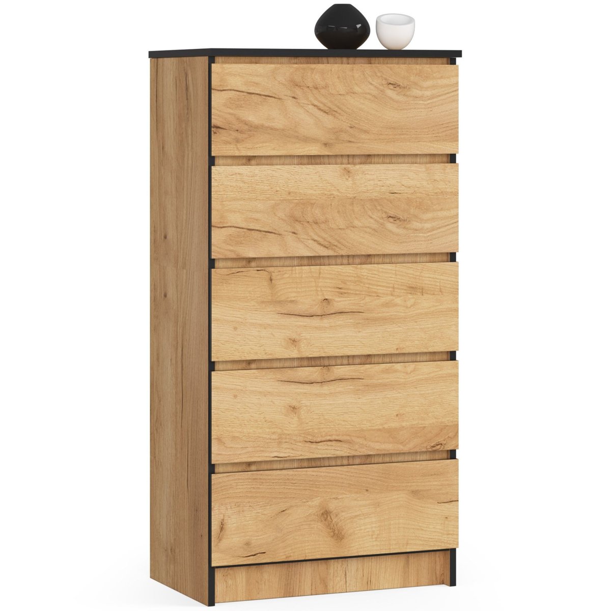 Komoda K60 5Sz Clp Dä„B Craft - brak informacji | Sklep EMPIK.COM