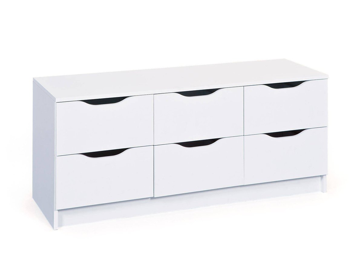 Komoda WESTPHALEN 6B biała - Inna marka | Sklep EMPIK.COM