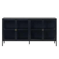 Komoda Xappa Black, 170,5 X 40,5 X 85 Cm - Dekoria | Sklep EMPIK.COM