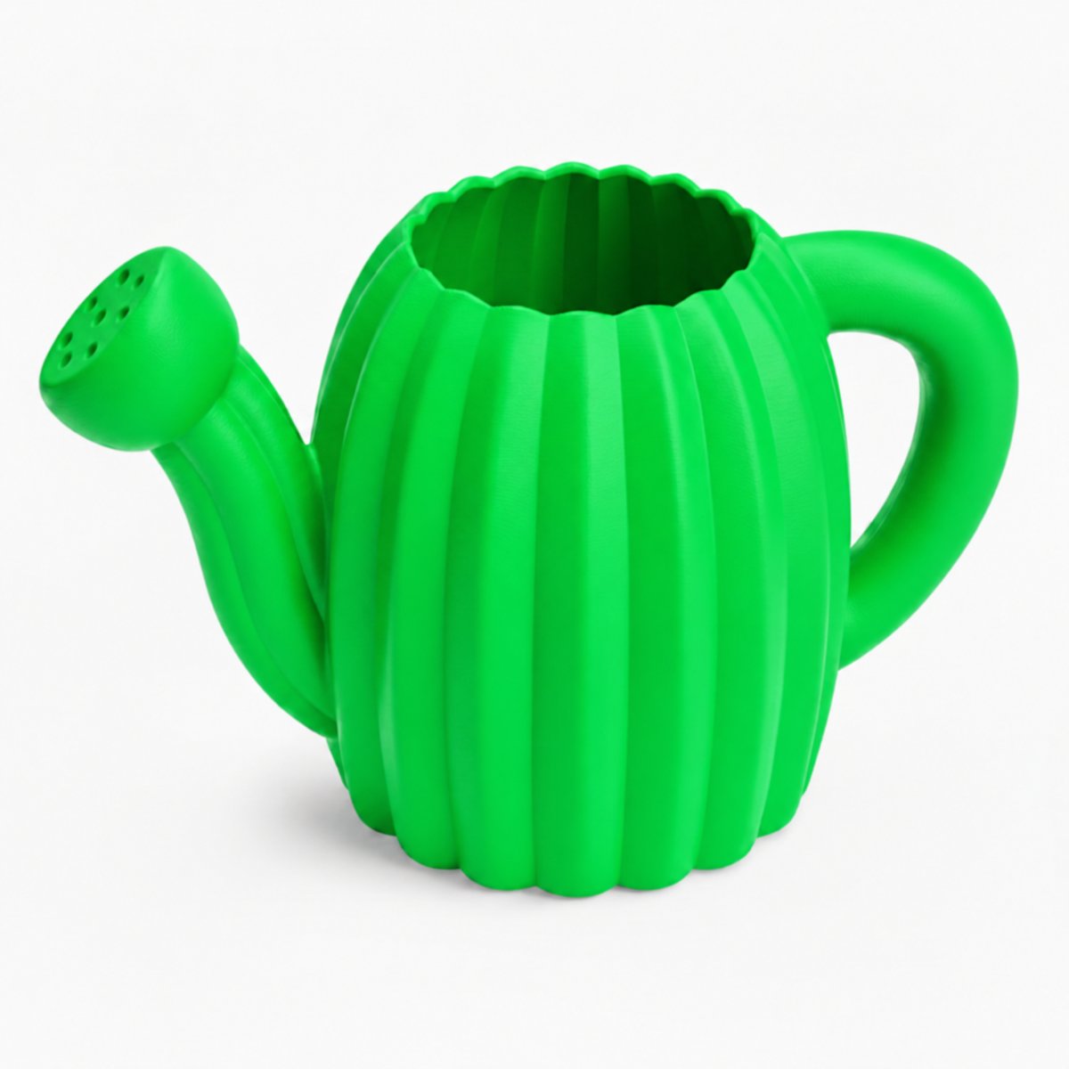 Kompaktowa konewka zielona do roślin domu o minimalistycznym designie ...