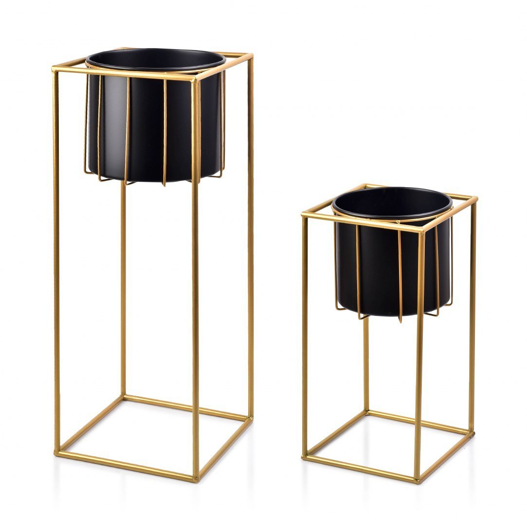 Komplet 2 Osłonek Na Stojaku L:26X26Xh70 M:23X23Xh46Cm - Monpler | Sklep EMPIK.COM