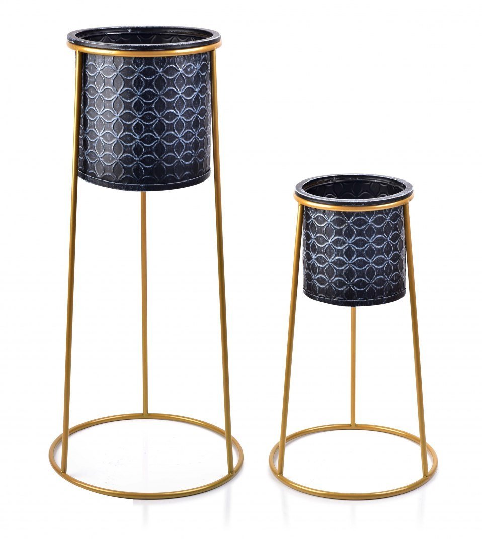 Komplet 2 Osłonek Na Stojaku L:Śr.35Xh76 M:Śr.30Xh51Cm - Monpler | Sklep EMPIK.COM