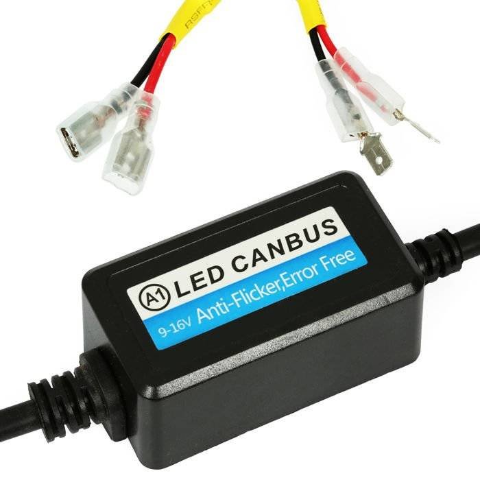 Komplet 2 szt - A1 Cyfrowy filtr H1 LED CAN BUS - pomarańczowy - Inna ...