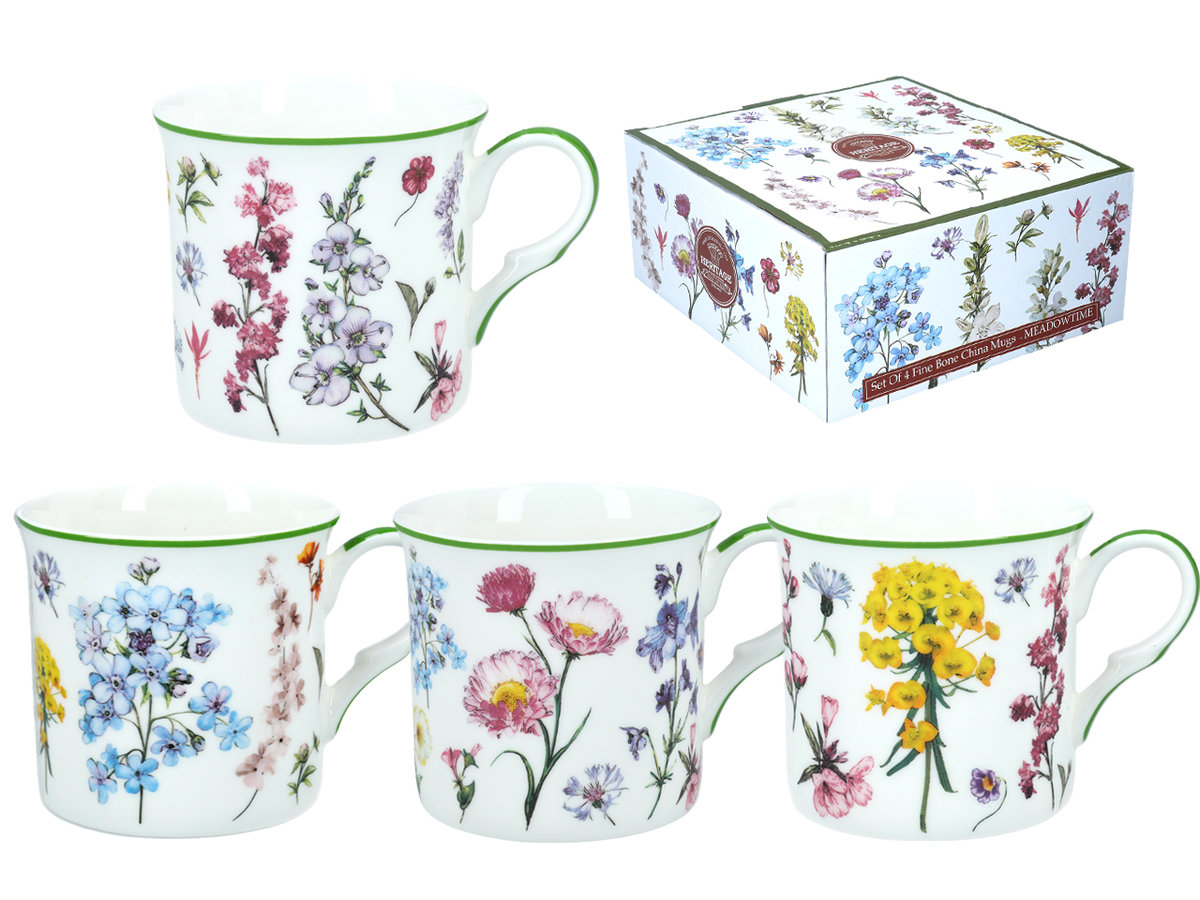 Komplet 4 kubków Meadow time (FBCh) 295 ml, BROOKES EMPIREWARE - Inna ...