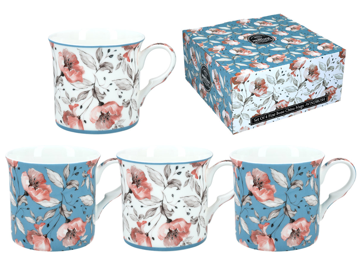 Komplet 4 kubków Windrush (FBCh) 295 ml, BROOKES EMPIREWARE - Inna ...