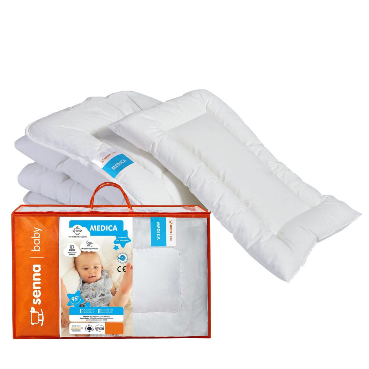 Komplet Baby MEDICA 90x120 + 40x60 Senna Dziecko 40x60 - Senna Baby ...