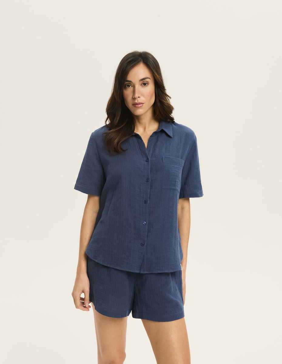 Komplet Damski Ryokan Esotiq | Navy - L - Esotiq | Moda Sklep EMPIK.COM