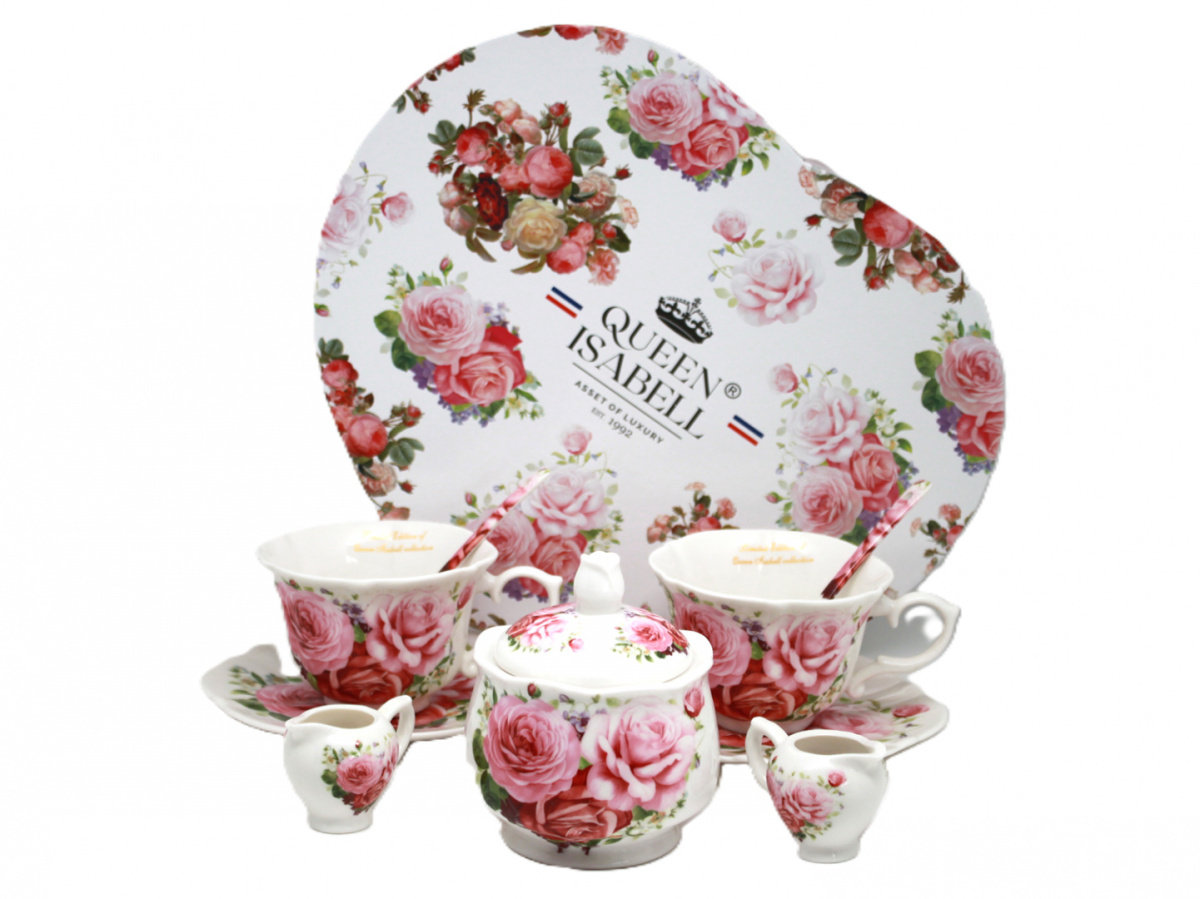 Komplet dla dwojga filiżanka queen isabell róże - QUEEN ISABELL | Sklep ...