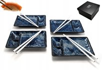 Komplet do sushi dla 4 osób - Dakuneibiburu BOX - Red samurai | Sklep ...