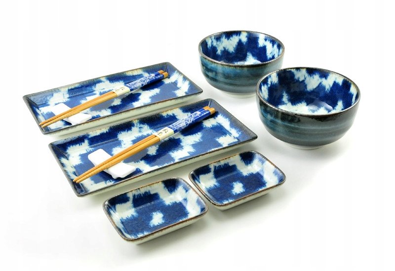 Komplet do sushi na 2 osoby - Burashi Blue XL - inna (Inny) | Sklep ...
