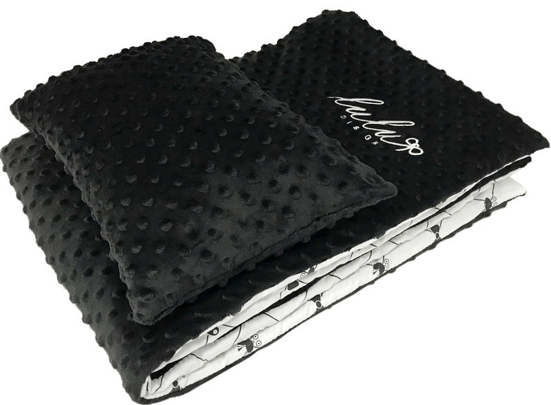 Komplet Minky Kocyk 75X100 Do Wózka+ Poduszka Lulu - Lulu Design ...