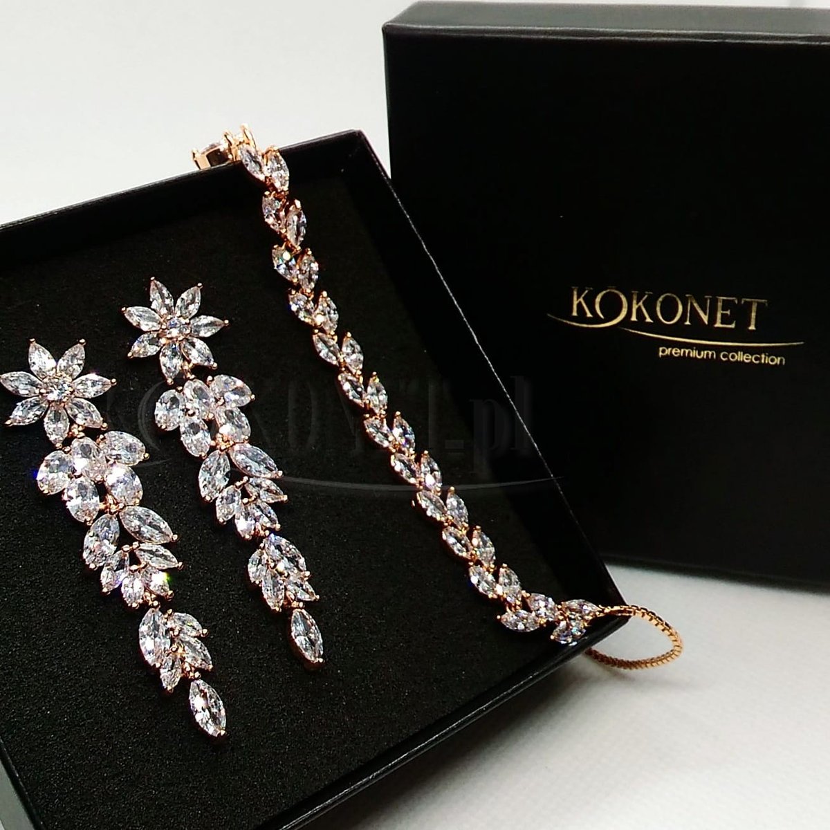 Komplet ślubny MOREE rose + ROSANA rose - KOKONET | Moda Sklep EMPIK.COM