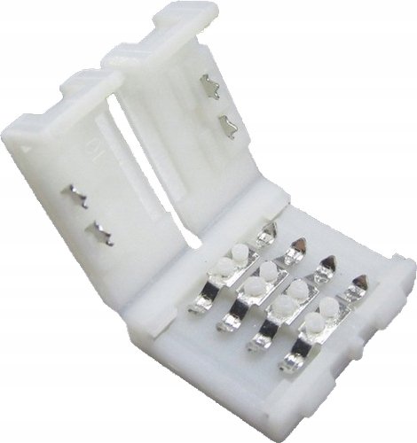 Konektor do łączenia pasków LED ZŁĄCZKA dwustronna 10mm RGB - Lumilight ...