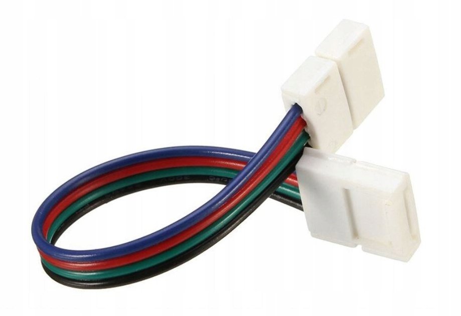 Konektor do paska LED RGB złączka 10mm z przewodem - Lumilight | Sklep ...