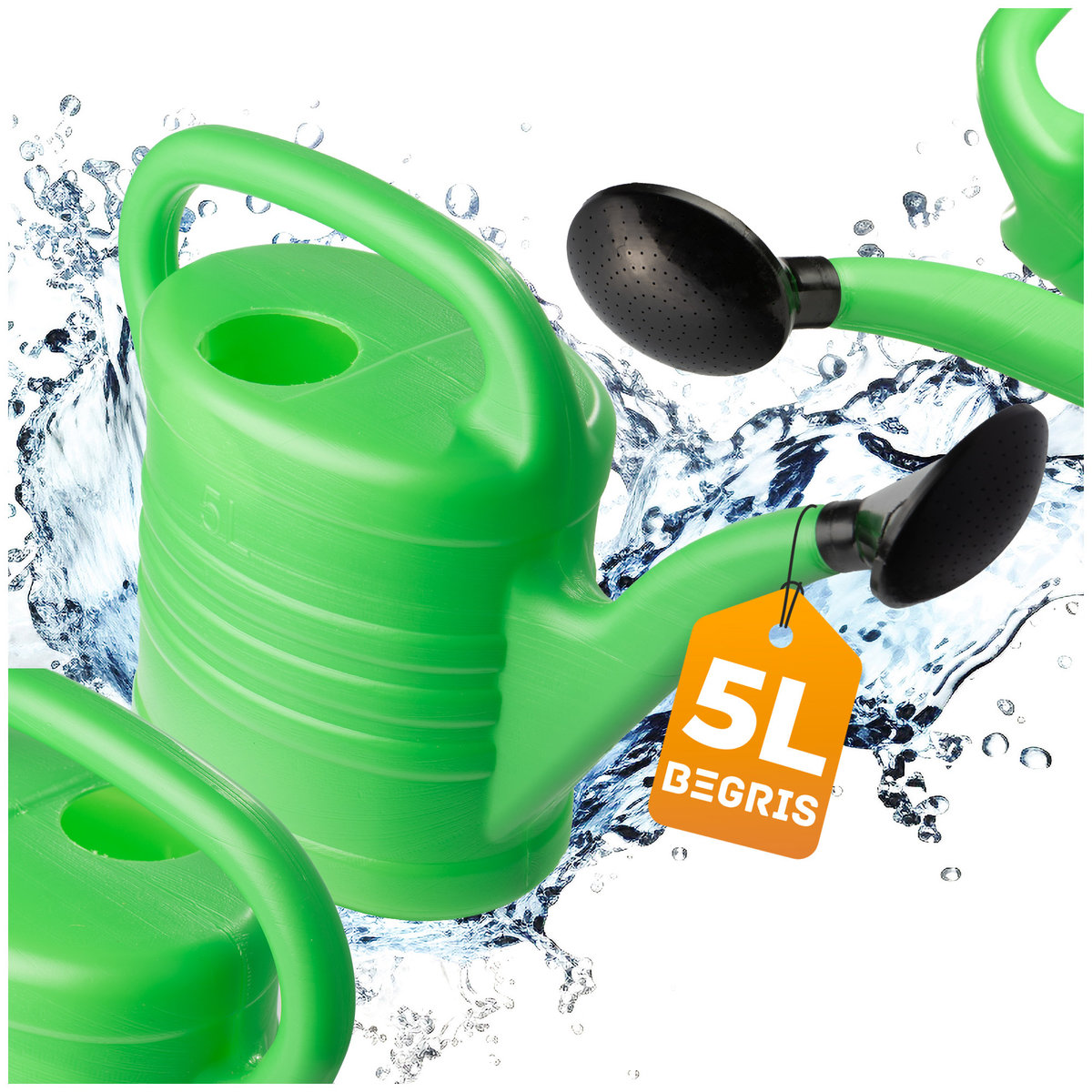 KONEWKA DO PODLEWANIA OGRODOWA Z SITKIEM 5L - Begris | Sklep EMPIK.COM