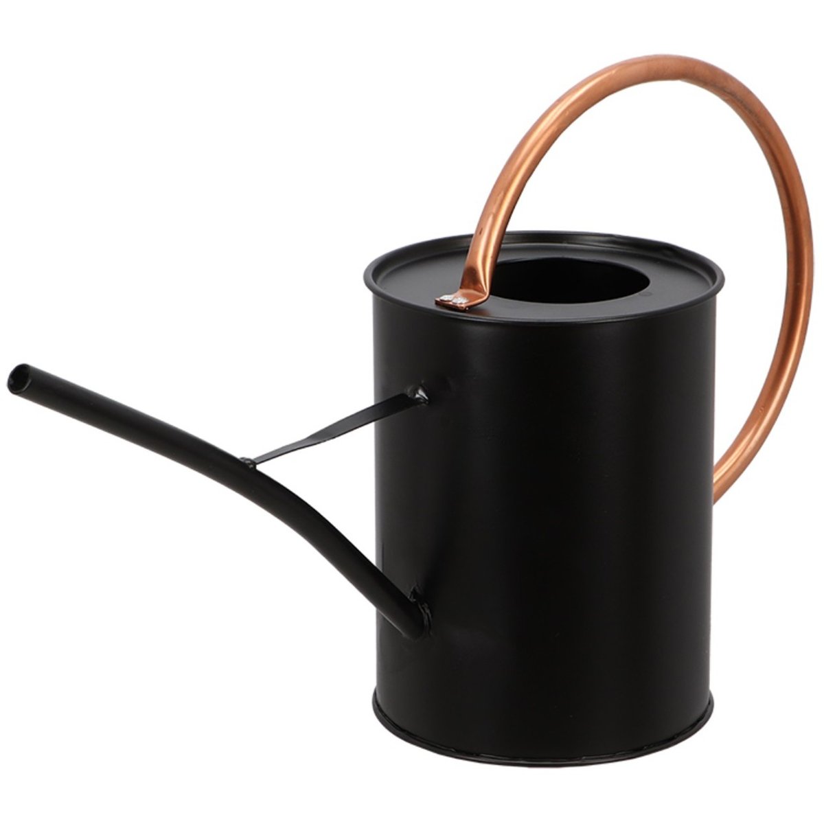 Konewka metalowa czarna z miedzianą rączką 1,65 L - Esschert Design ...