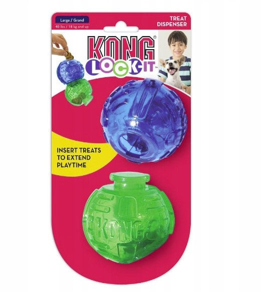 Kong Zabawka Dla Psa Plt11E Lock-It 2-Pk L - Kong | Sklep EMPIK.COM