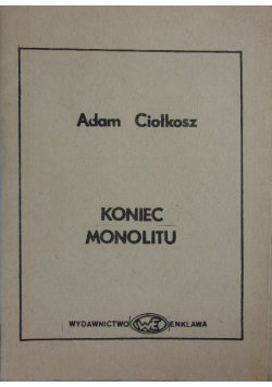 Koniec Monolitu - | Książka w Empik