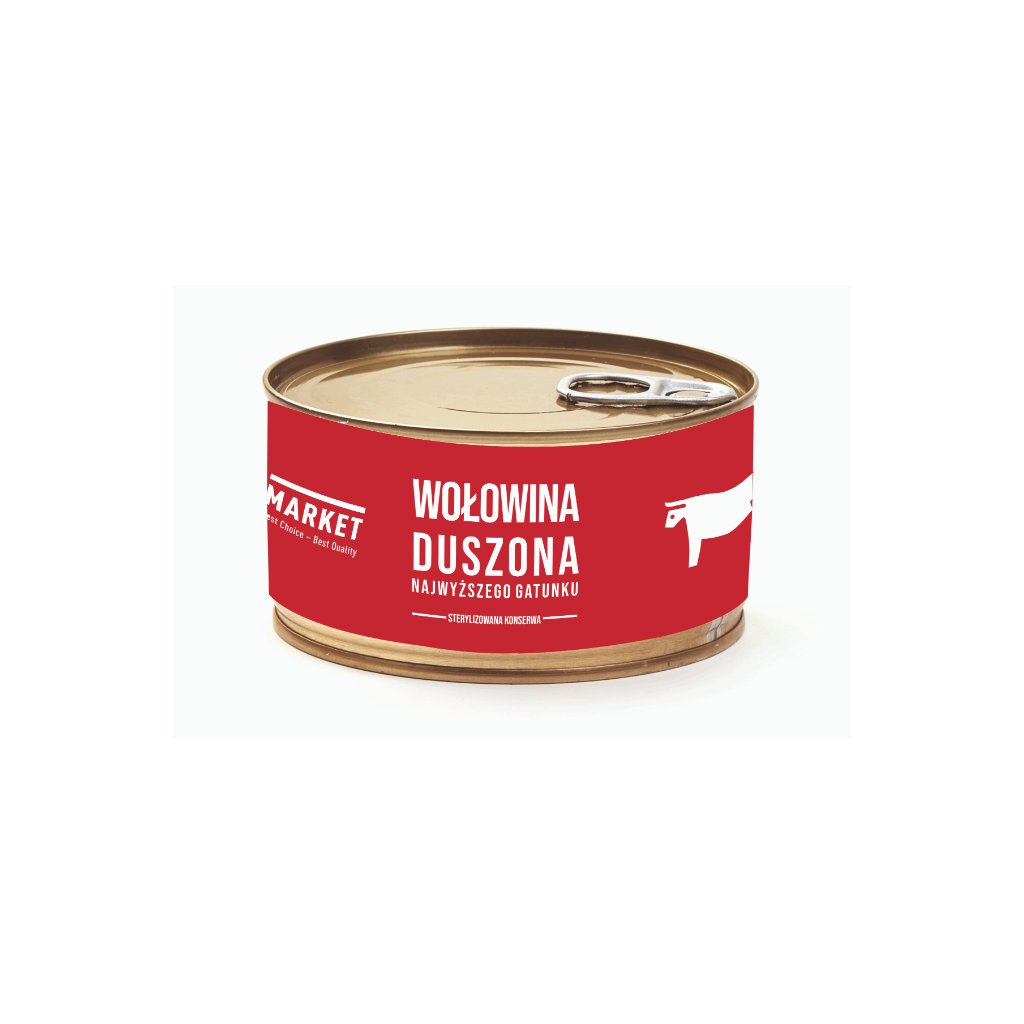 Konserwa wołowa duszona wyszego sortu "Extra" 325g - Inny producent ...