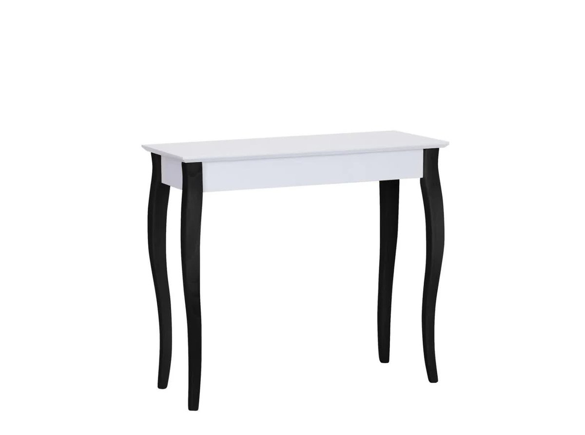 Konsola LILLO 85x35 biała/czarna - Ragaba | Sklep EMPIK.COM