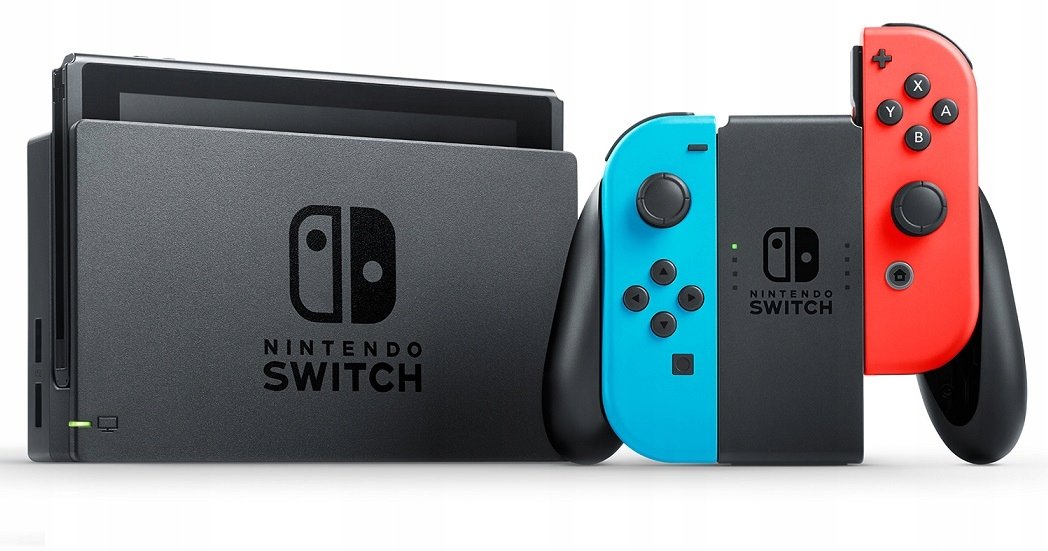 Konsola Nintendo Switch Red Blue v2 Komplet + 64GB - Nintendo | Gry i ...