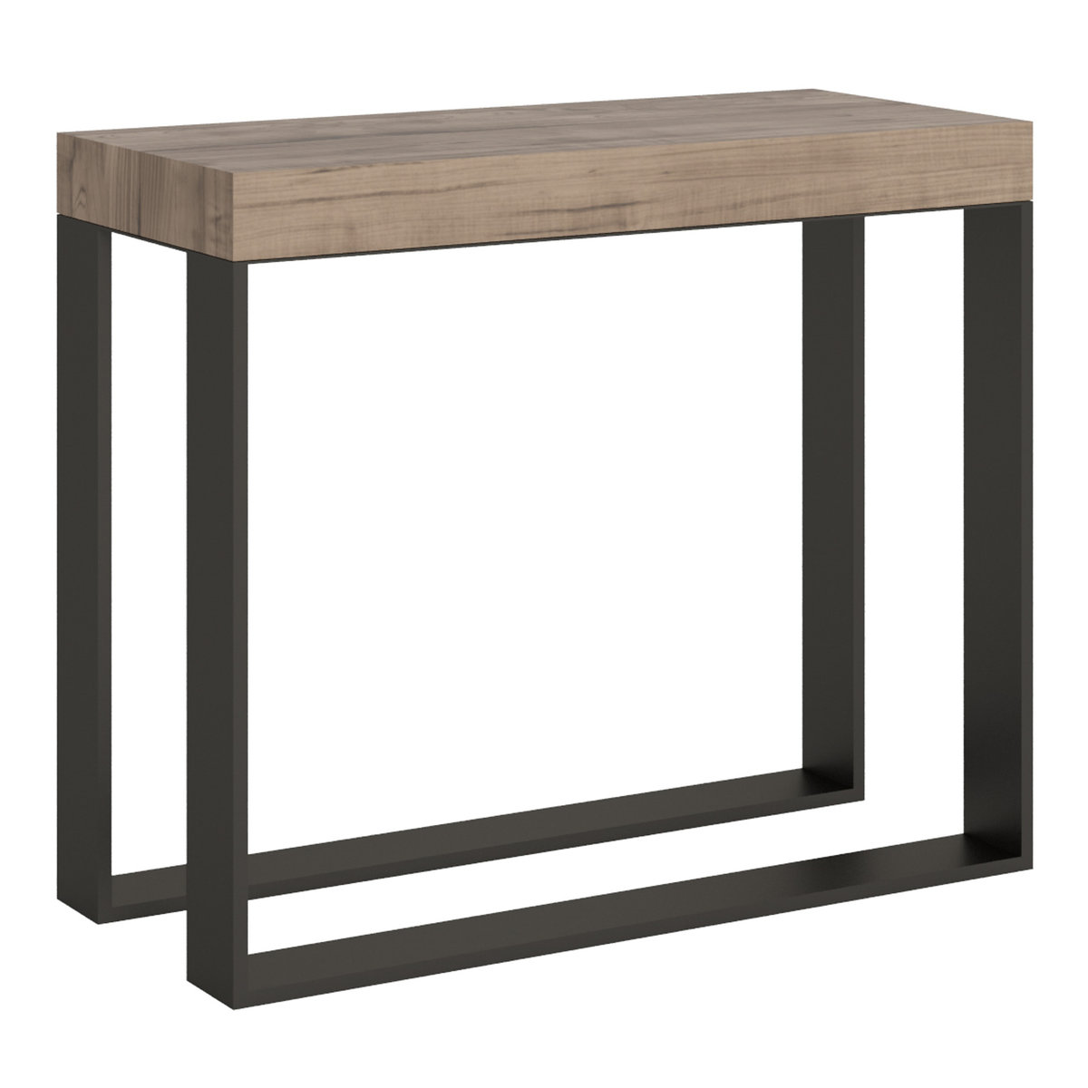Konsola rozkładana 90x40/196 cm Elettra Small Dąb naturalny rama w ...