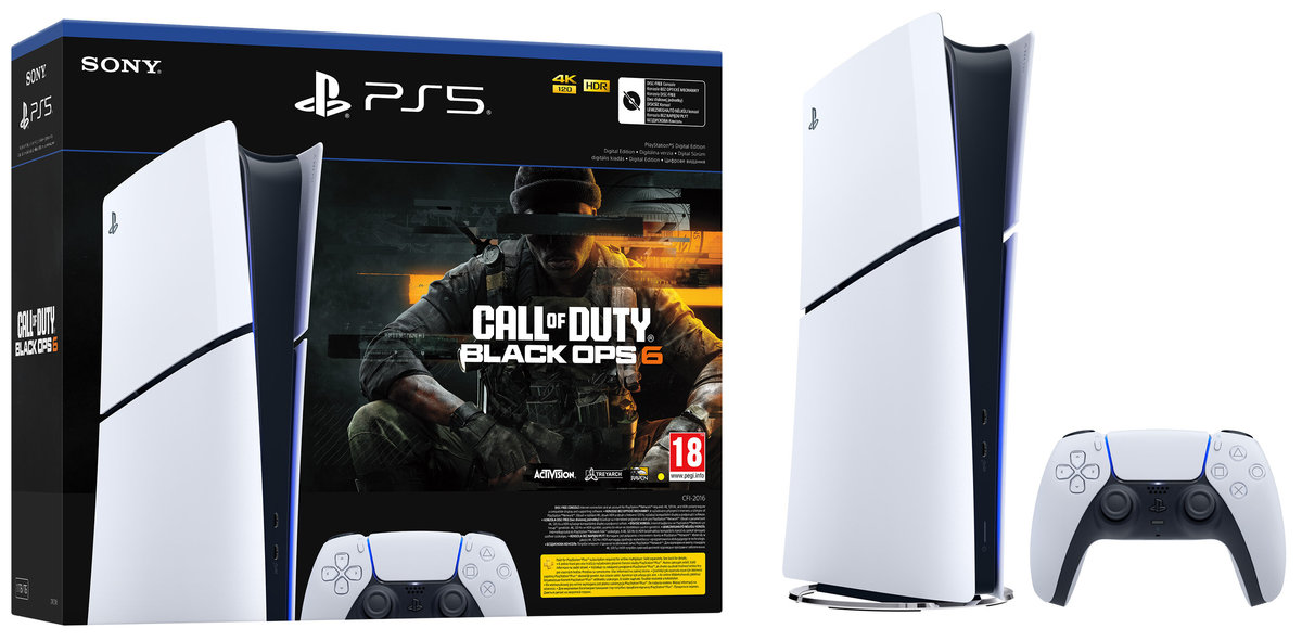 Konsola Sony PlayStation 5 SLIM Digital 1TB + gra COD: Black Ops 6 ...