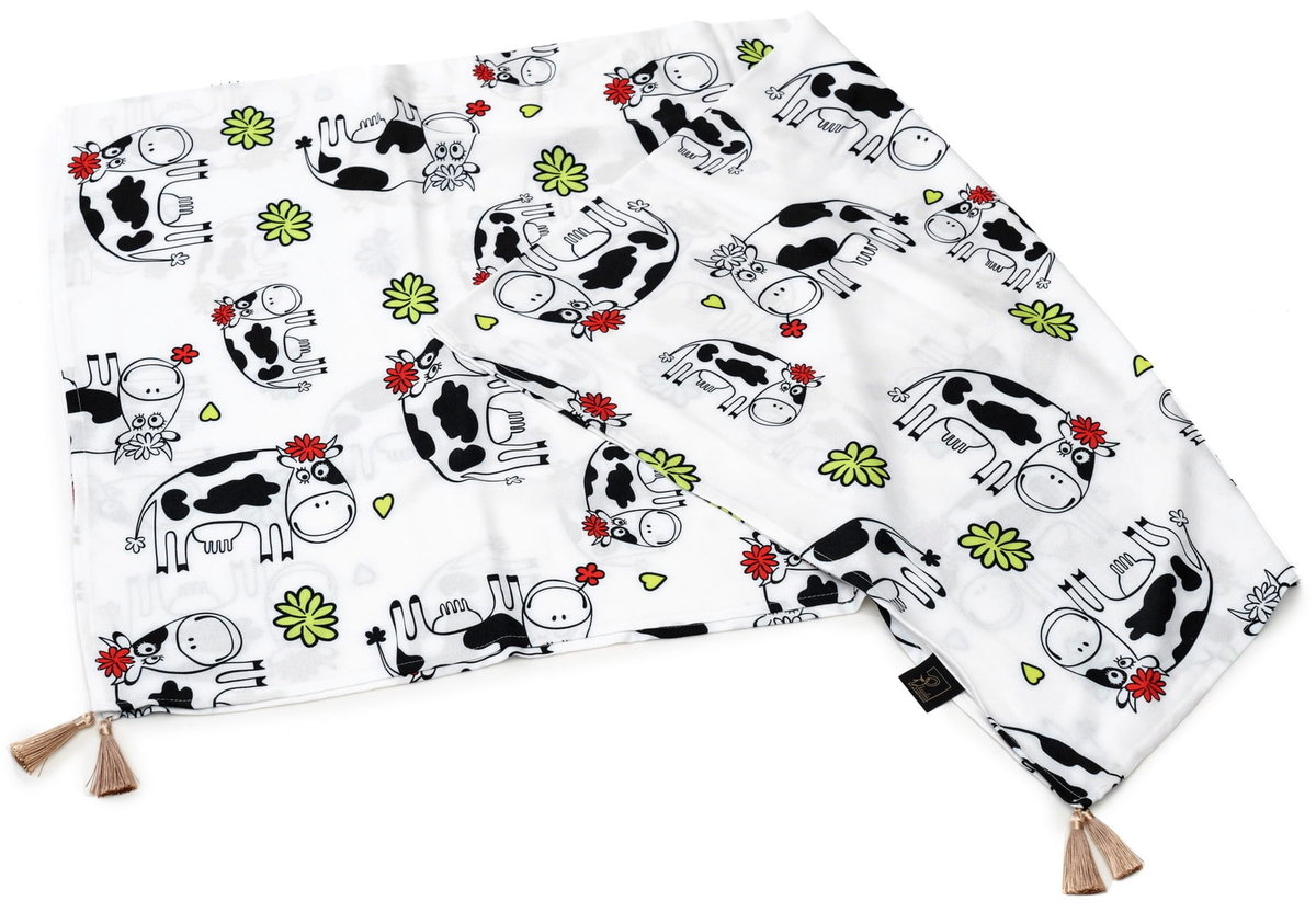 Kontrastowy Otulacz Bambusowy Kontrastkrowa Koala By Hm - 110X120Cm ...