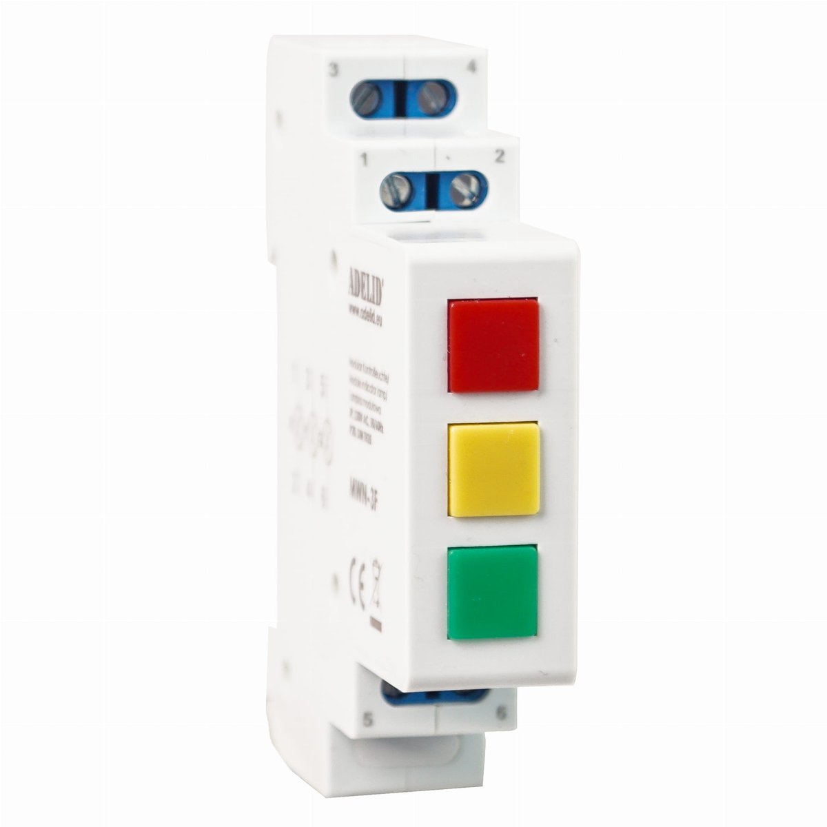 Kontrolka Sygnalizacyjna Lampka 3F Kolorowa 230V MWN-3F - ADELID ...