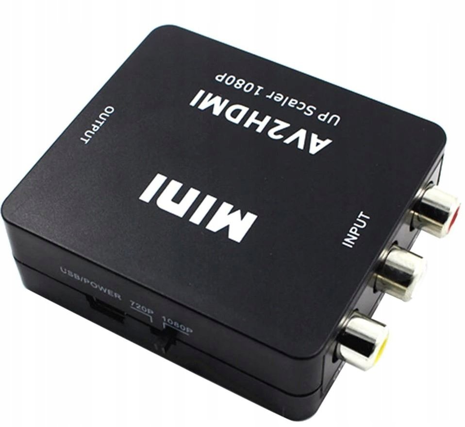 Konwerter obrazu CHINCH RCA - HDMI AV2HDMI - Mini | Sklep EMPIK.COM