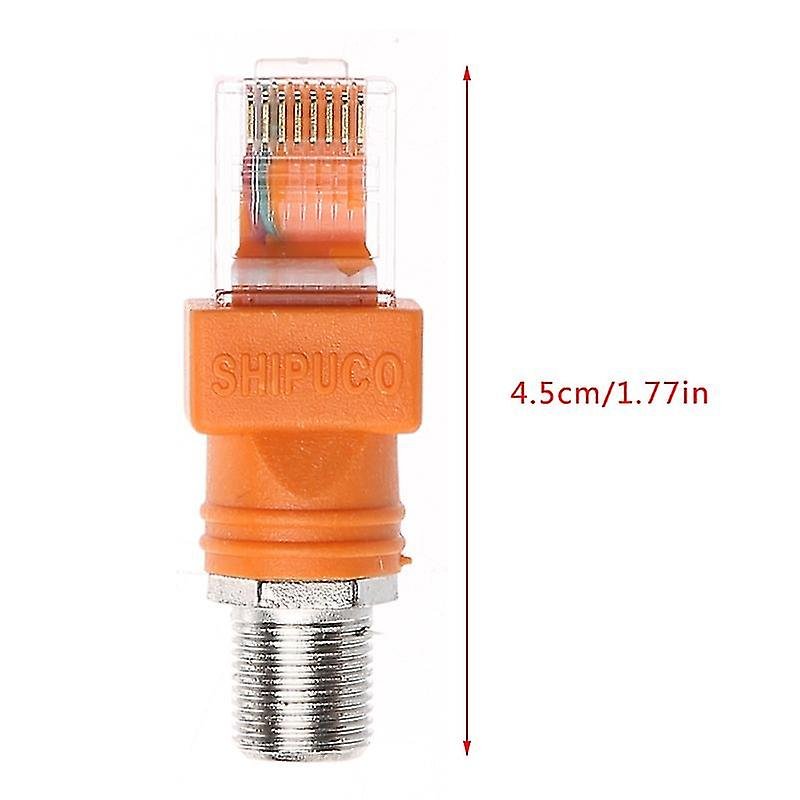 Konwerter złącza koncentrycznego RJ45 na złącze RJ45 żeńskie i RJ45 ...