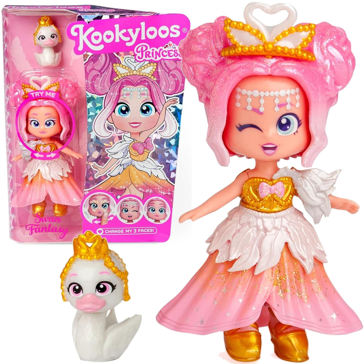 KookyLoos figurka kolekcjonerska z serii Princess Swan Fantasy ...