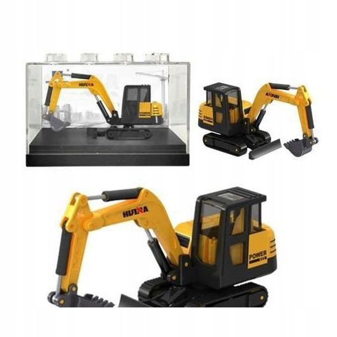 KOPARKA GĄSIENICOWA METALOWA ŻÓŁTA 1:80 - Inna marka | Sklep EMPIK.COM