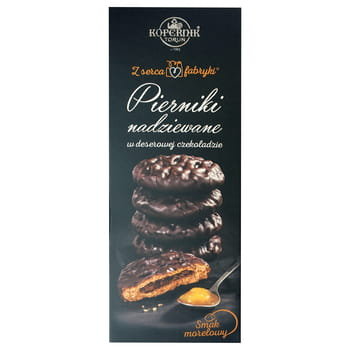 Kopernik Pierniki Nadziewane W Deserowej Czekoladzie Smak Morelowy 145 G - M&C | Sklep EMPIK.COM
