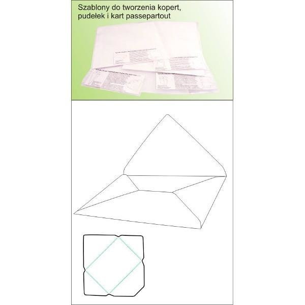 Koperta C6 11 x 16 cm szablon - CreativeHobby | Sklep EMPIK.COM
