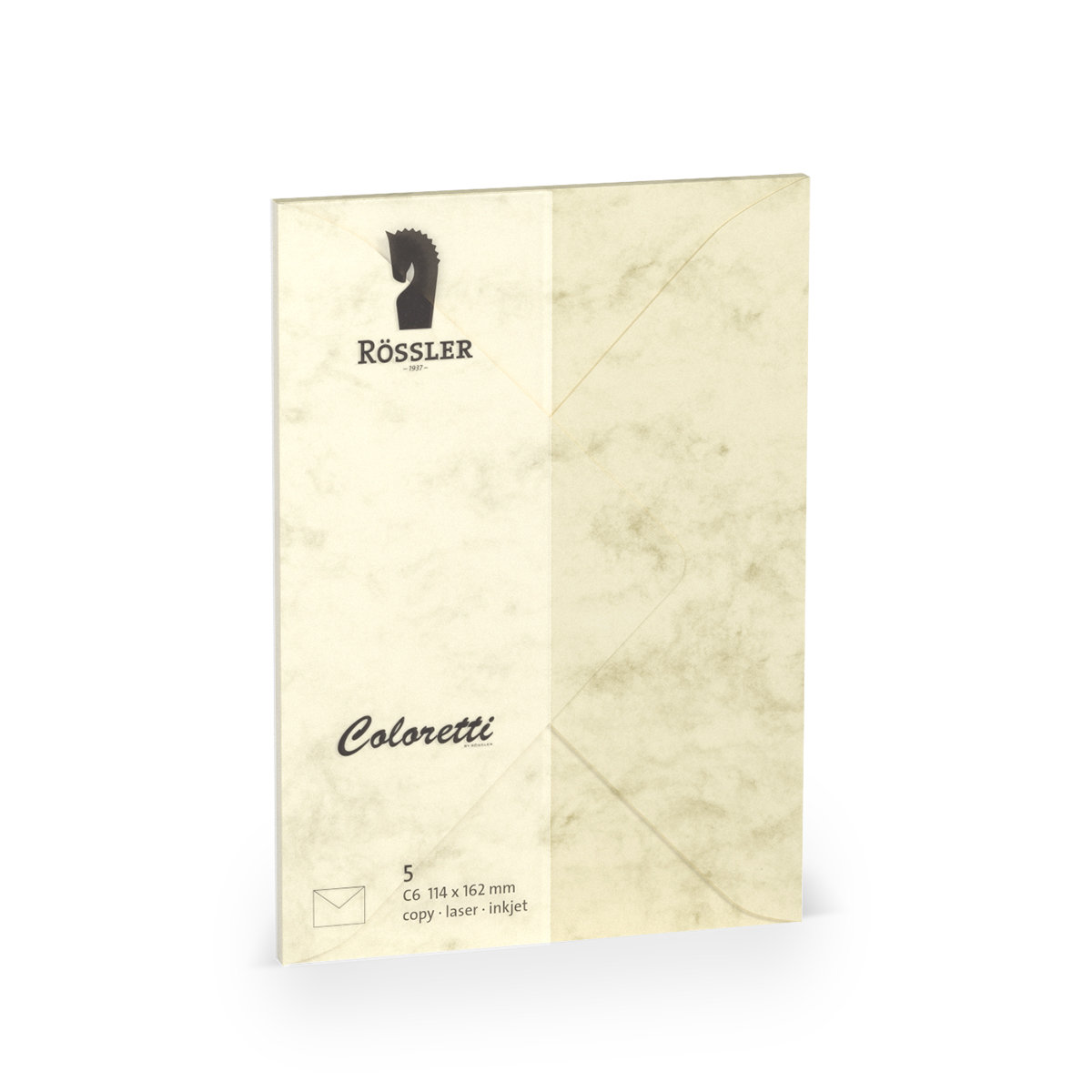 Koperta C6 Coloretti Minister 5 Szt. Kremowy Marmur - Grupo Erik ...