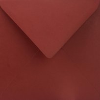 Koperta ozdobna, kwadratowa, K4, Sirio Color Cherry bordowa - Sirio ...