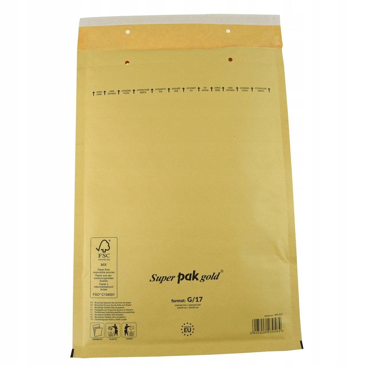 koperta papierowa BOMBELKOWA a4 EKO 23x34 cm koperty na dokumenty 10 ...