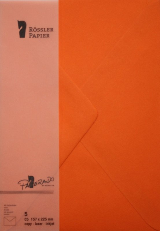 Koperta Papierowa C5 5 Jednostek Pomarańczowych - Grupo Erik | Sklep ...
