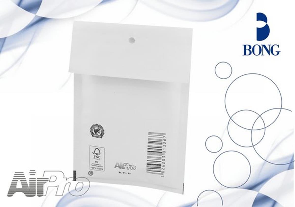 Koperta powietrzna, 120x175, Biały 11/A Pud A, 200 szt. - Bong | Sklep EMPIK.COM